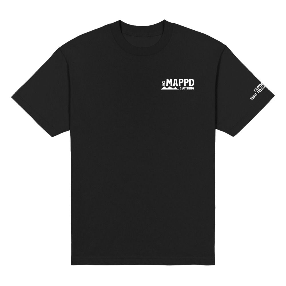 Topo Map Logo - Mappd Clothing - TShirt
